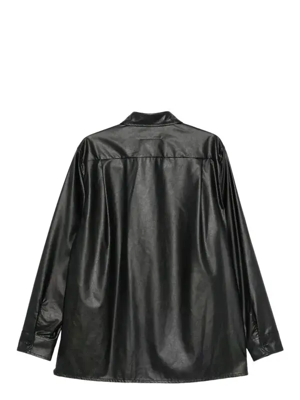 MAISON MARGIELA Embossed Logo Shirt - Black