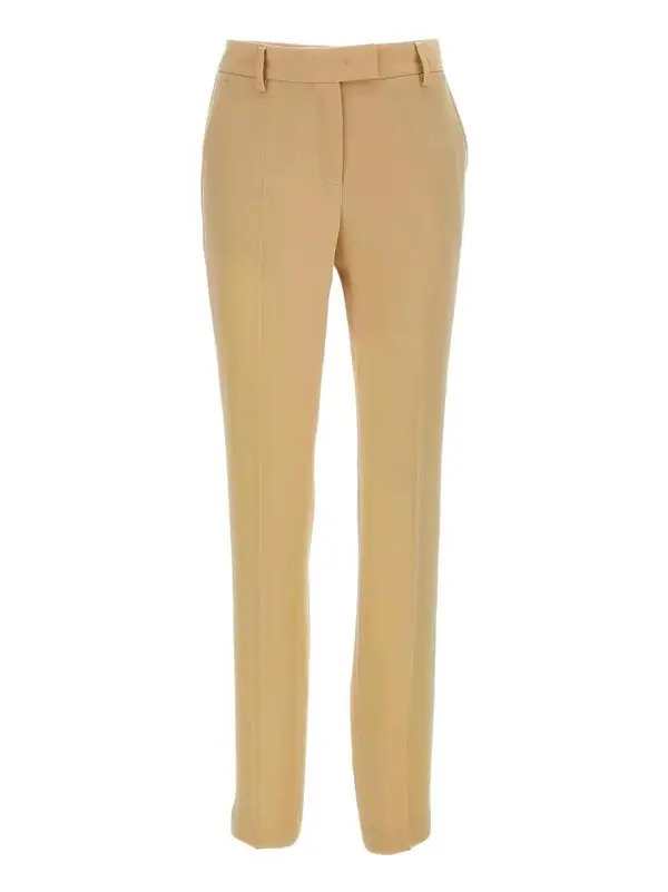 Alberto Biani Tailored Trousers With Pressed Crease - Neutrals