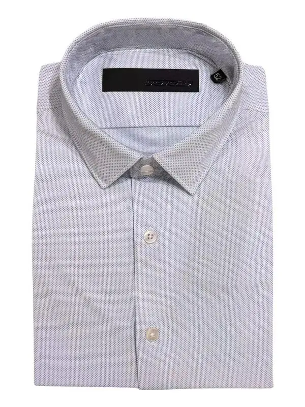 RRD Micro-pattern Button-up Shirt - Blue