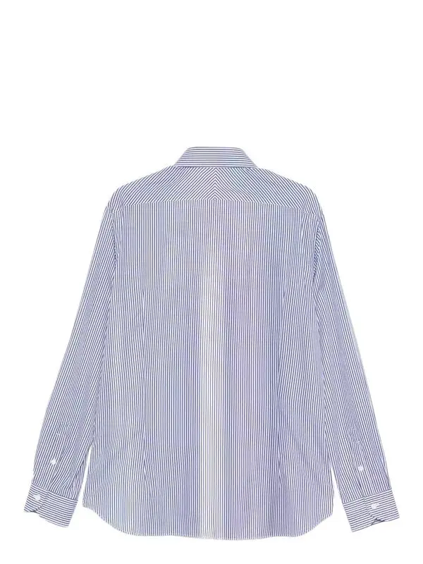 GUGLIELMINOTTI Striped Cotton Shirt - Blue
