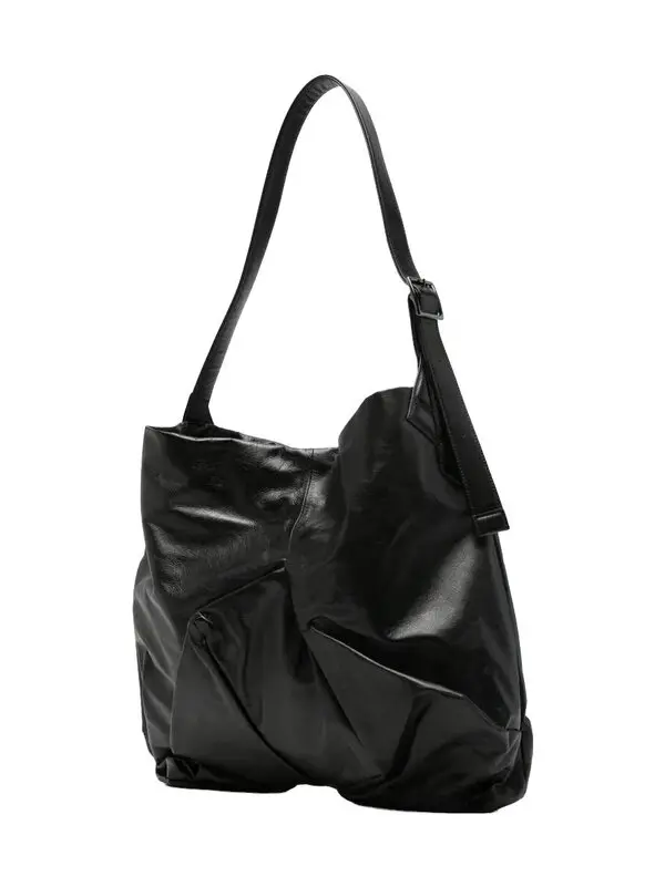 Yohji Yamamoto Leather Tote Bag - Black