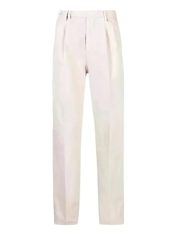 Brunello Cucinelli Beige Pleated Tailored Trousers - Neutrals