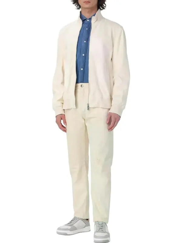 Brunello Cucinelli White Zip-up Jacket - Neutrals