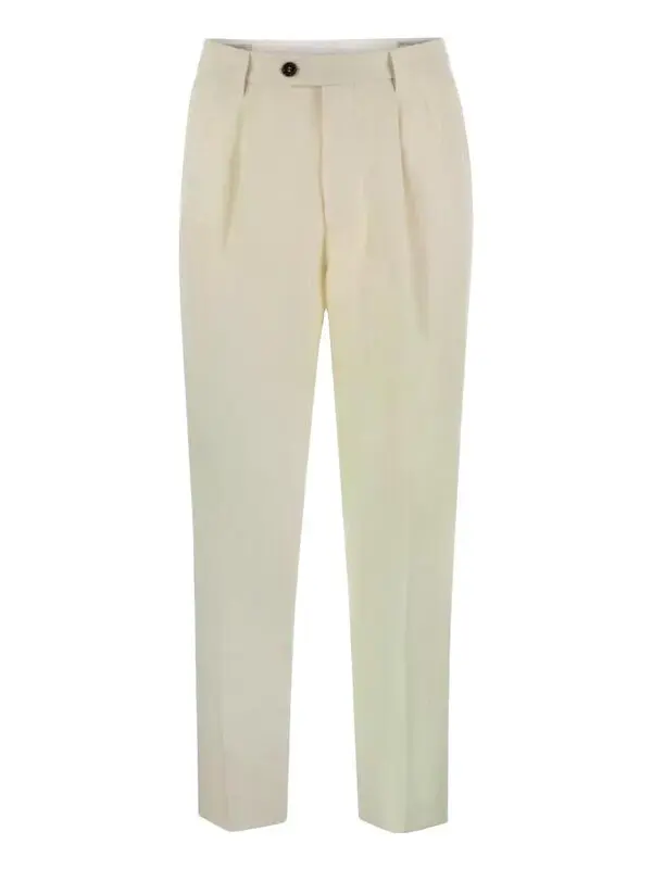 Brunello Cucinelli Pleated Trousers - Neutrals