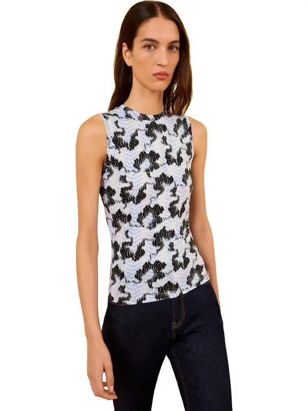 Ulla Johnson Ines Jersey Top - Ciel