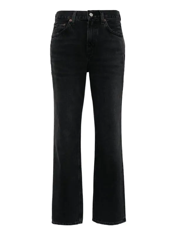 AGOLDE Five-pocket Denim Trousers - Black