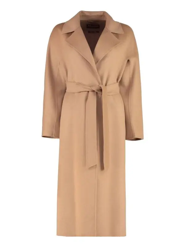 Max Mara Girdle Coat - Nude