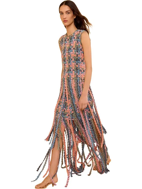 Ulla Johnson Victoria Knit Top With Fringe - Sunweave
