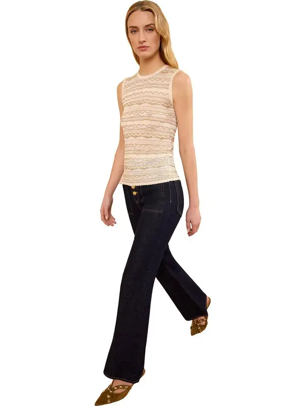Ulla Johnson Alisa Knit Top - Conch