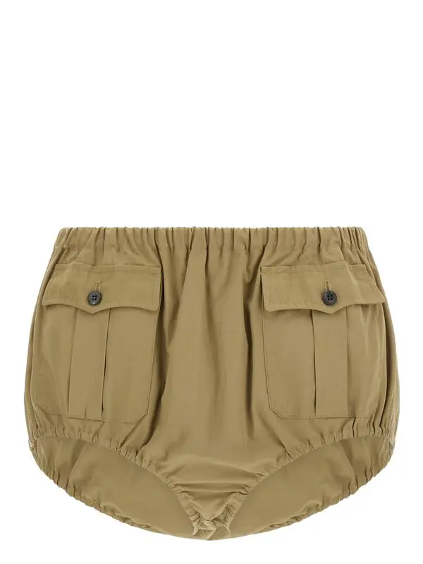 Prada Poplin Shorts - Beige