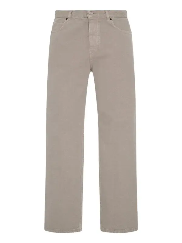 THE ROW Siouxie Straight Leg Jeans - Smoky Grey