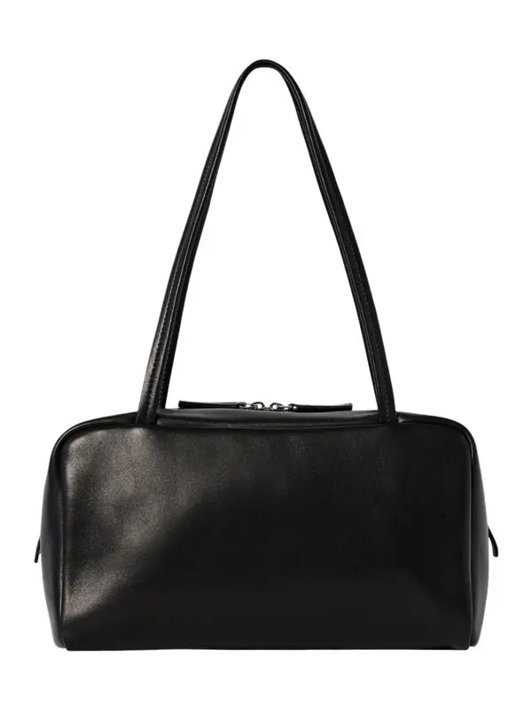 THE ROW Zippered Shoulder Bag - Black