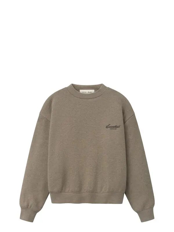 Fear Of God Logo-print Sweatshirt - Gray