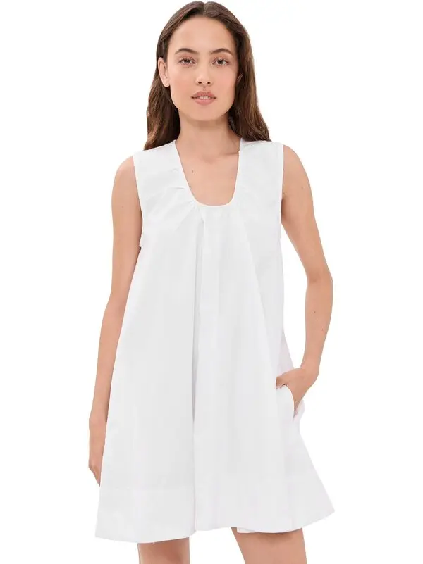 Warp + Weft Sleeveless Mini Dress - Optic