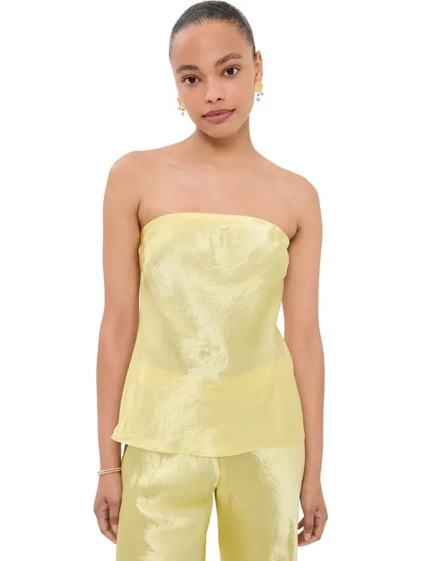Cami Nyc Palma Strapless Top - Buttercup