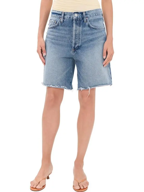 AGOLDE Indra Baggy Denim Shorts - Journal