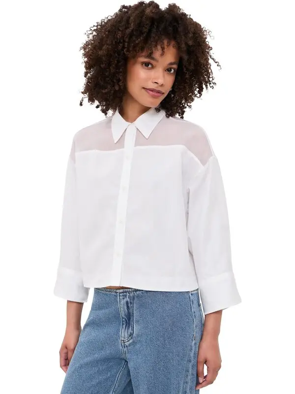 Rag & Bone Elly Shirt - White