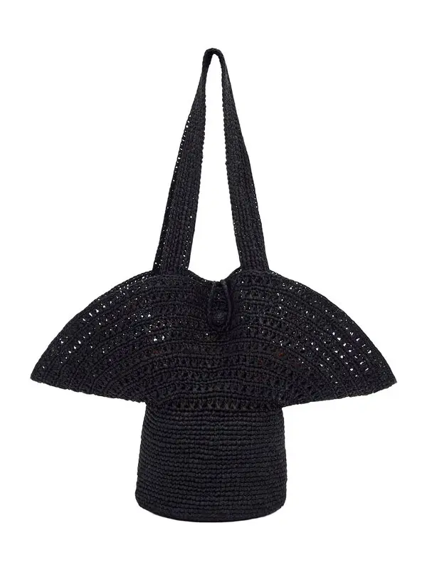 REFORMATION Sonia Hat Bag - Black