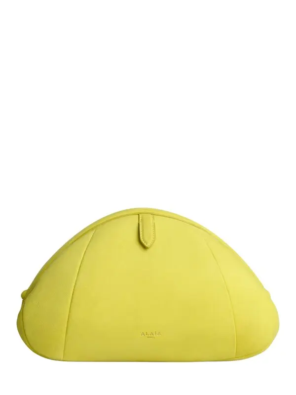 Alaïa Small Suede Purse Clutch Bag - Yellow