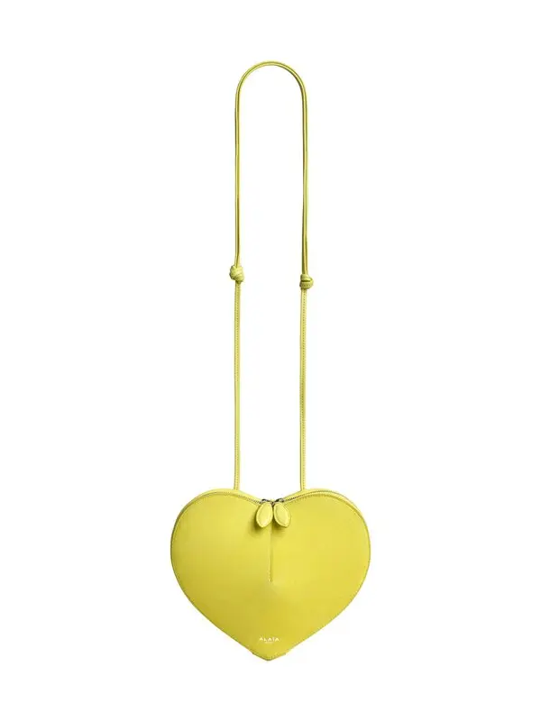 Alaïa Le Coeur Shoulder Bag - Yellow