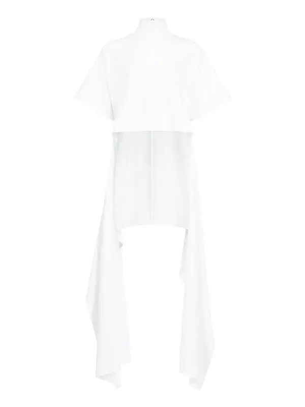 Alaïa Asymmetrical T-shirt - White