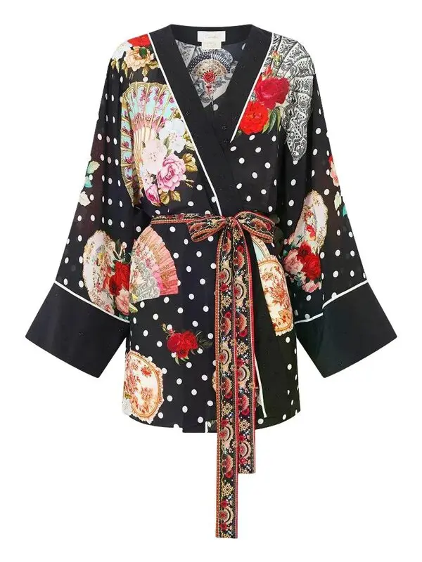 Camilla Daughters Of Duende Kimono Jacket - Black