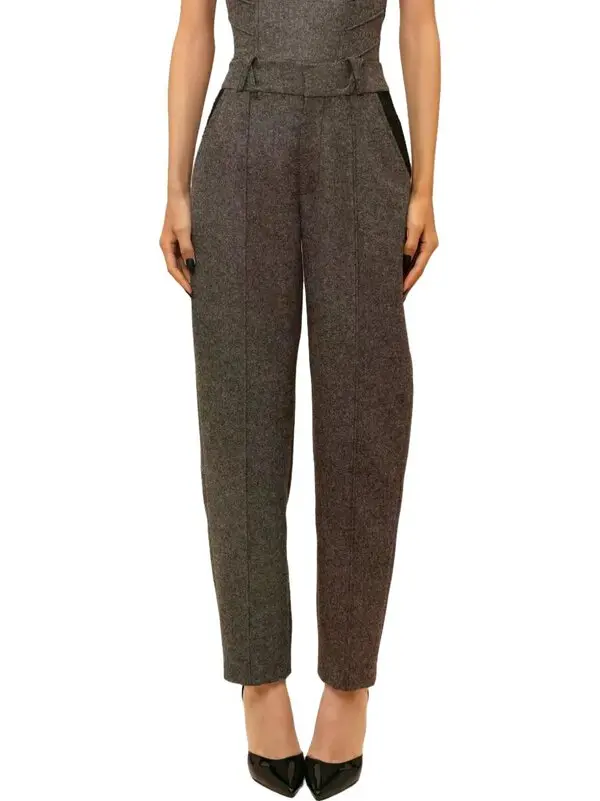 CONTESSA MILLS Wool Trousers - Grey