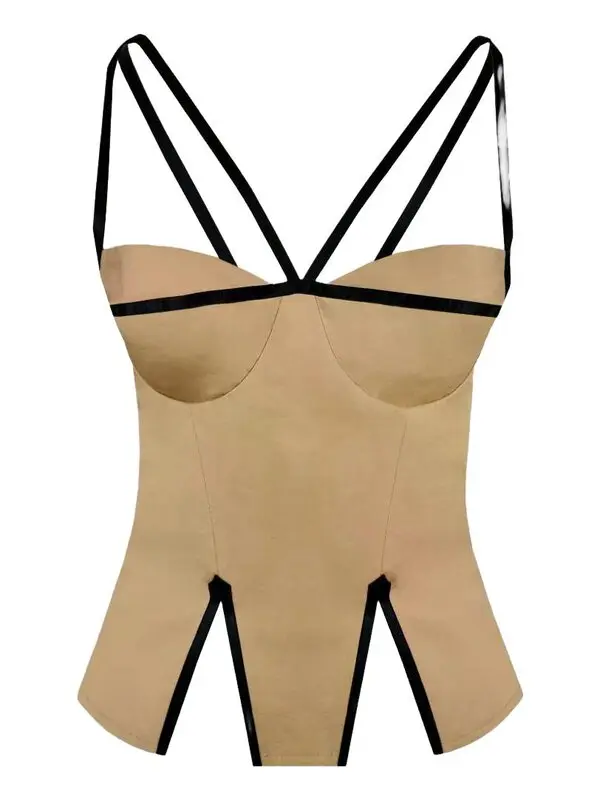 CONTESSA MILLS Madeleine Top - Neutrals