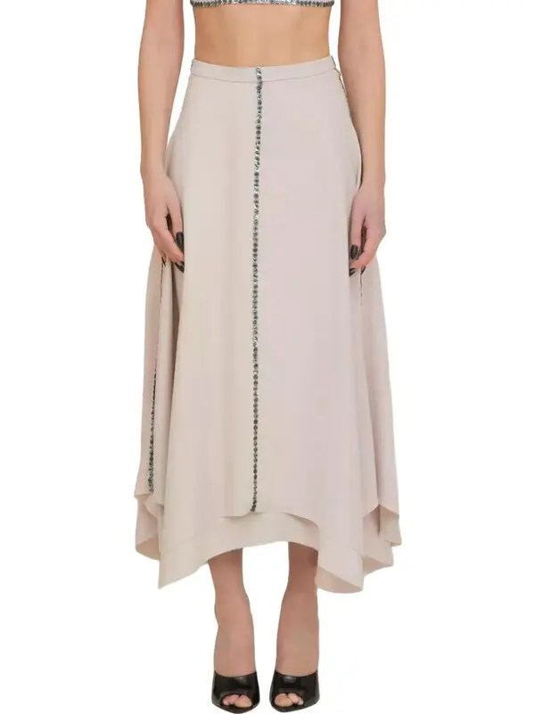 CONTESSA MILLS Coraline Sequin-embellished Maxi Skirt - Pink