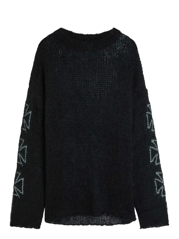 ASKYURSELF Open-knit Jumper - Black