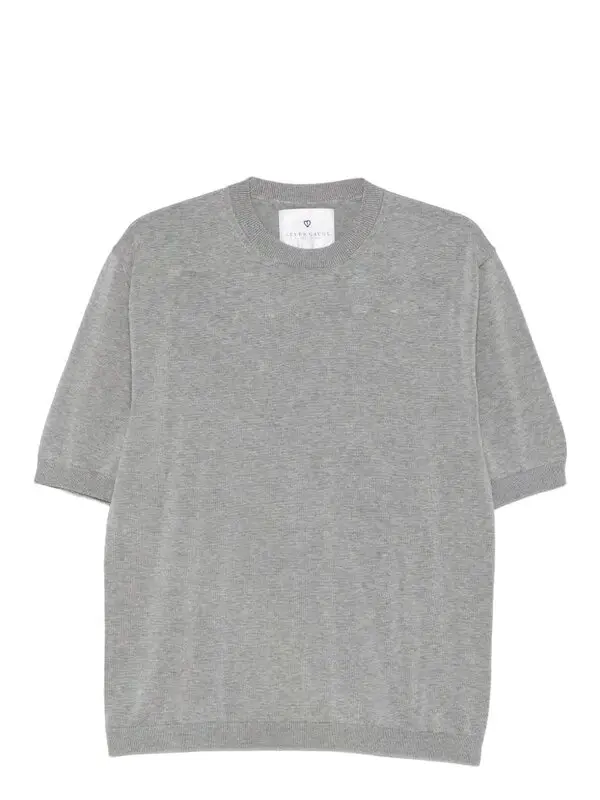 SEVEN GAUGE Short-sleeve Cotton T-shirt - Grey