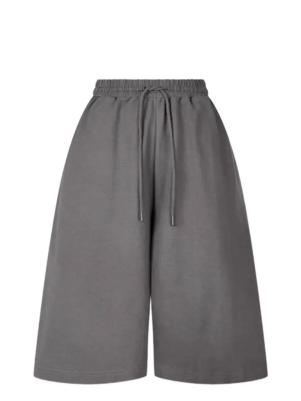 STUDIO TOMBOY Drawstring Wide-leg Trousers - Grey