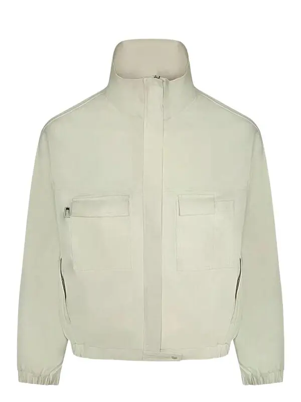 CARRER Elasticated-trim Pocket-detail Jacket - Neutrals