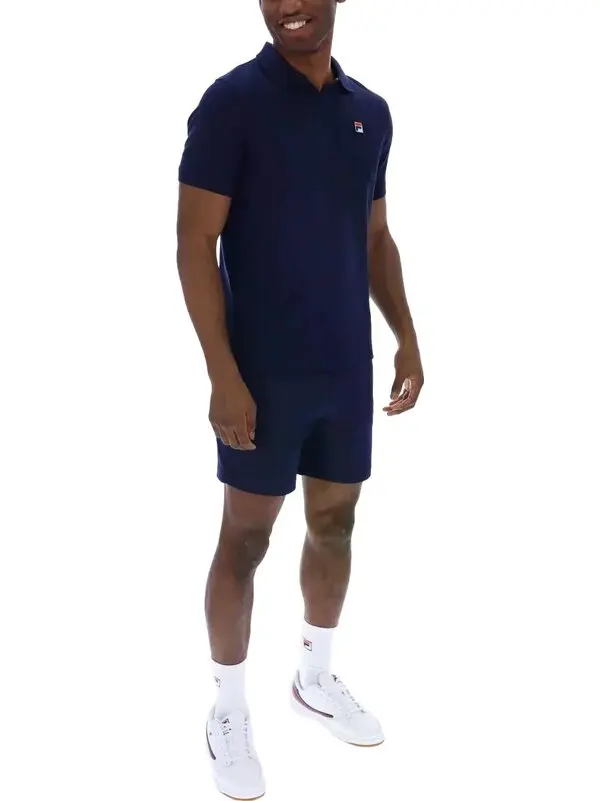 FILA Tristiano Logo-patch Short-sleeve T-shirt - Blue