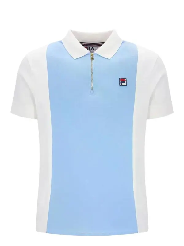 FILA Pierro Zip-up Polo Shirt - Blue