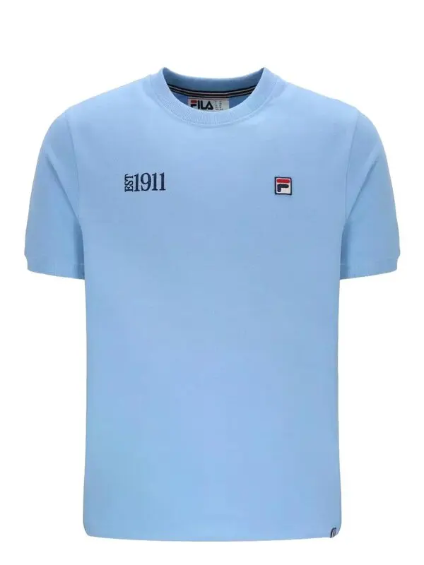 FILA Silvio Logo-patch T-shirt - Blue