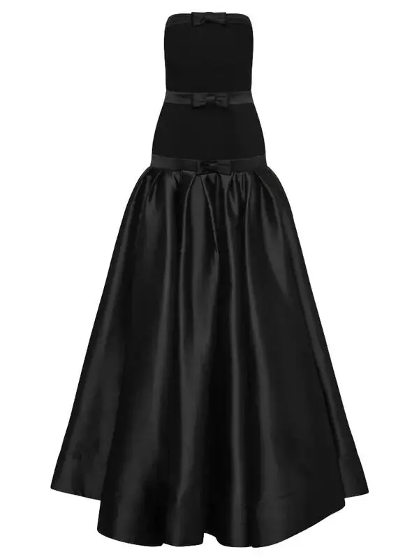 Rebecca Vallance Strapless Gown - Black