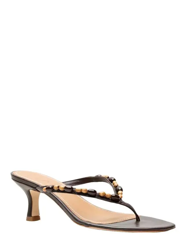 Staud Freja Heeled Sandals - Brown