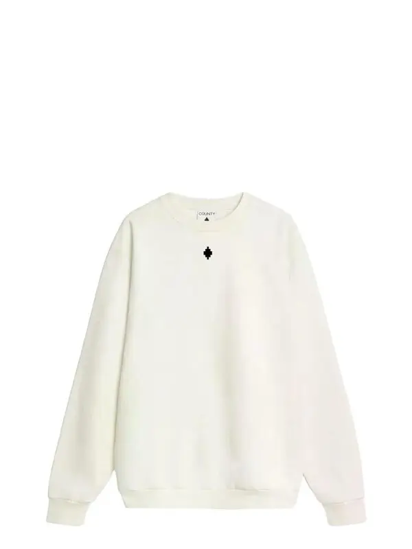 COUNTY OF MILAN Logo Print Sweatshirt - Neutrals