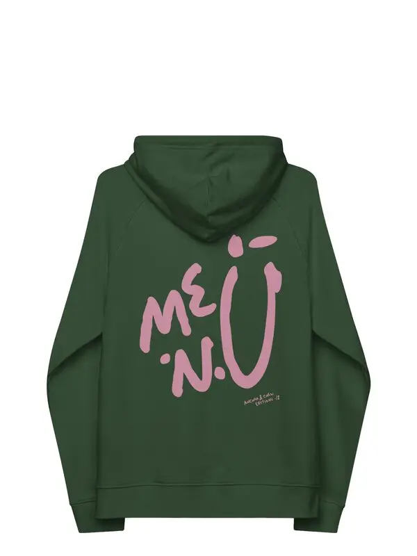 ANCHOR & CREW Me.n.u" Organic Cotton Hoodie - Green