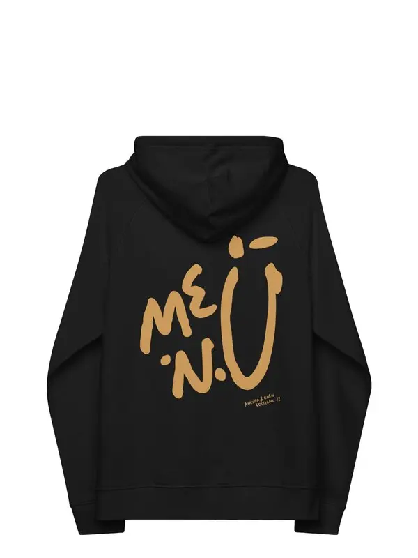 ANCHOR & CREW Me. N.u" Organic Cotton Hoodie - Black