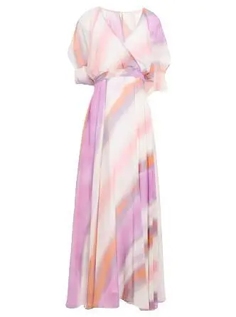 Marella Lilac Polyester Maxi Dress - Purple