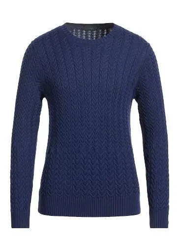 ZANONE Virgin Wool Crew Neck Sweater - Blue