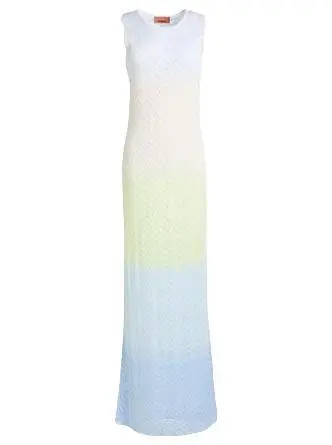 Missoni Sleeveless Crochet-knit Maxi Dress - Blue
