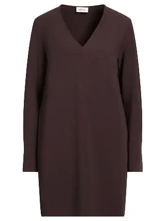 OTTOD'AME Long Sleeve Mini Dress - Brown