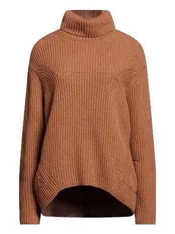 DANIELE FIESOLI Merino Wool And Cashmere Turtleneck - Brown