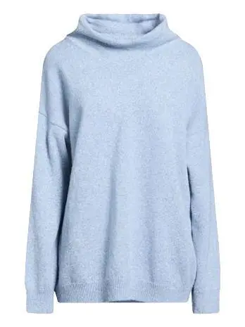 DANIELE FIESOLI Merino Wool Turtleneck Sweater - Blue