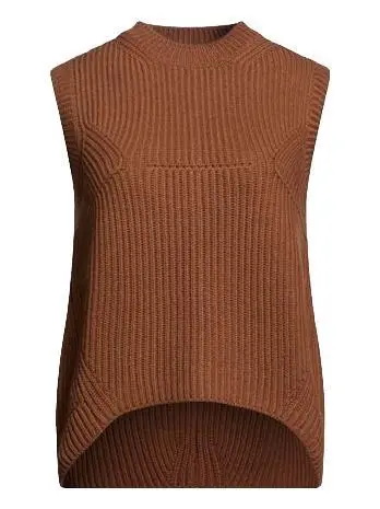 DANIELE FIESOLI Merino Wool & Cashmere Sleeveless Sweater - Beige