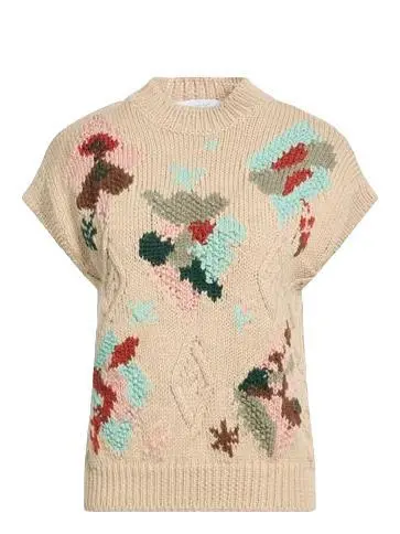 DANIELE FIESOLI Merino Wool And Alpaca Wool Sweater - Beige