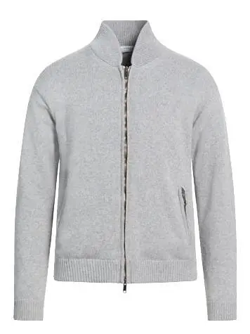DANIELE FIESOLI Merino Wool & Cashmere Zip-up Jacket - Grey